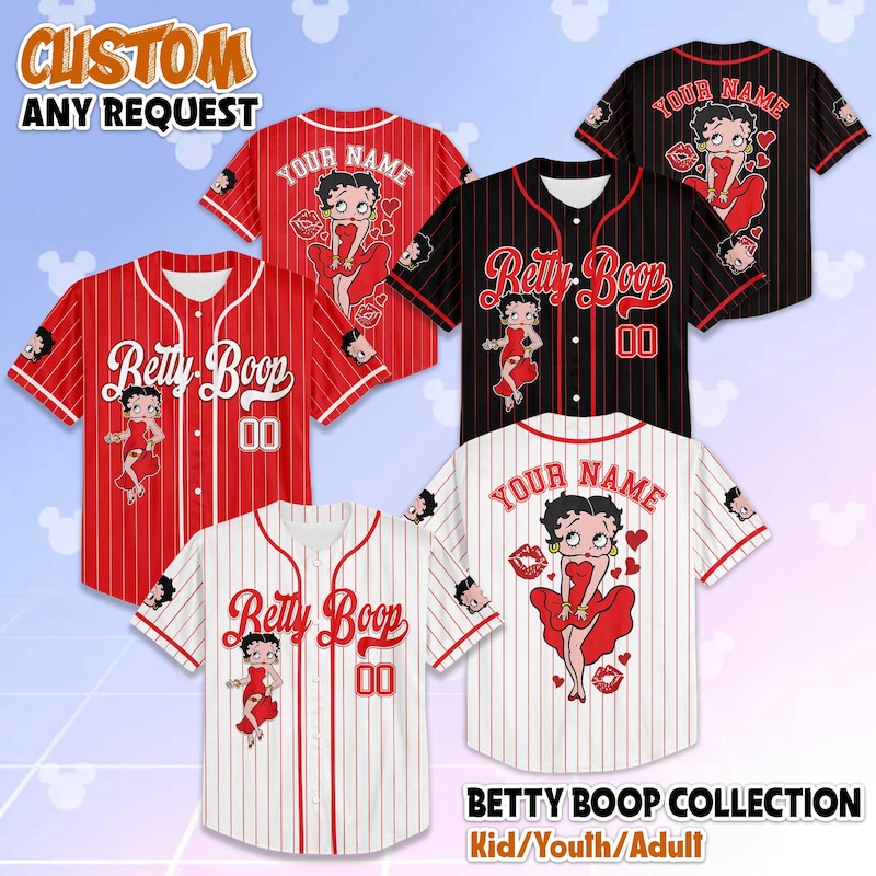 Betty Boop Tee Mens - Etsy