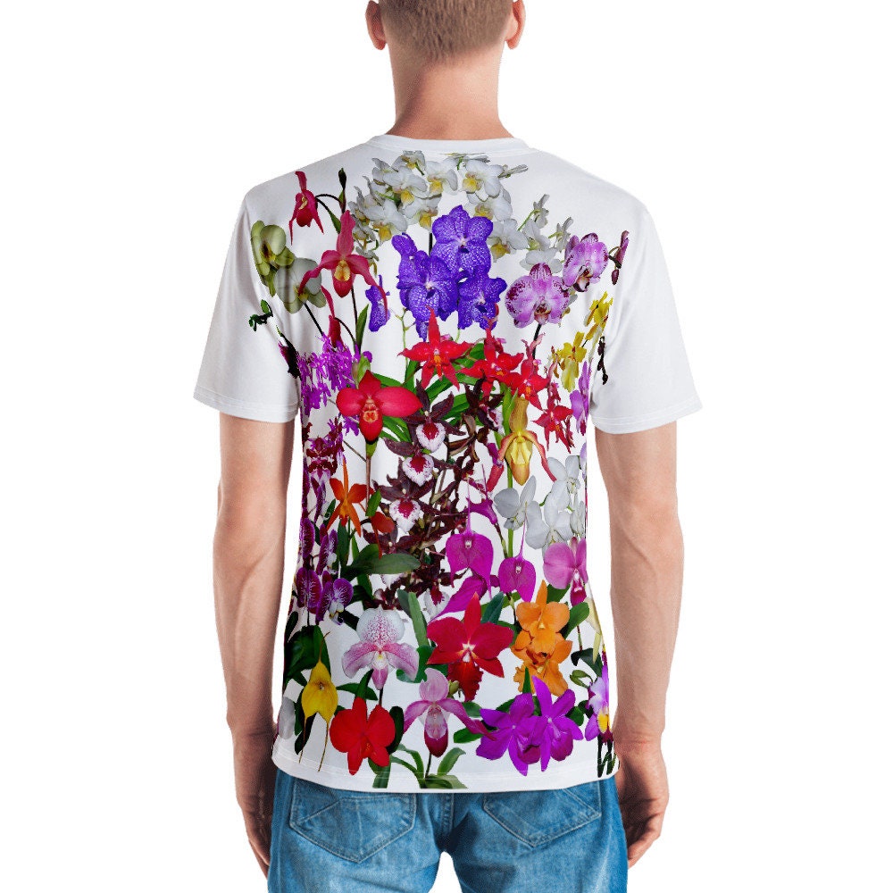 A Celebration of Orchids All-over Print Shirt, Orchid Flowers T Shirt ...