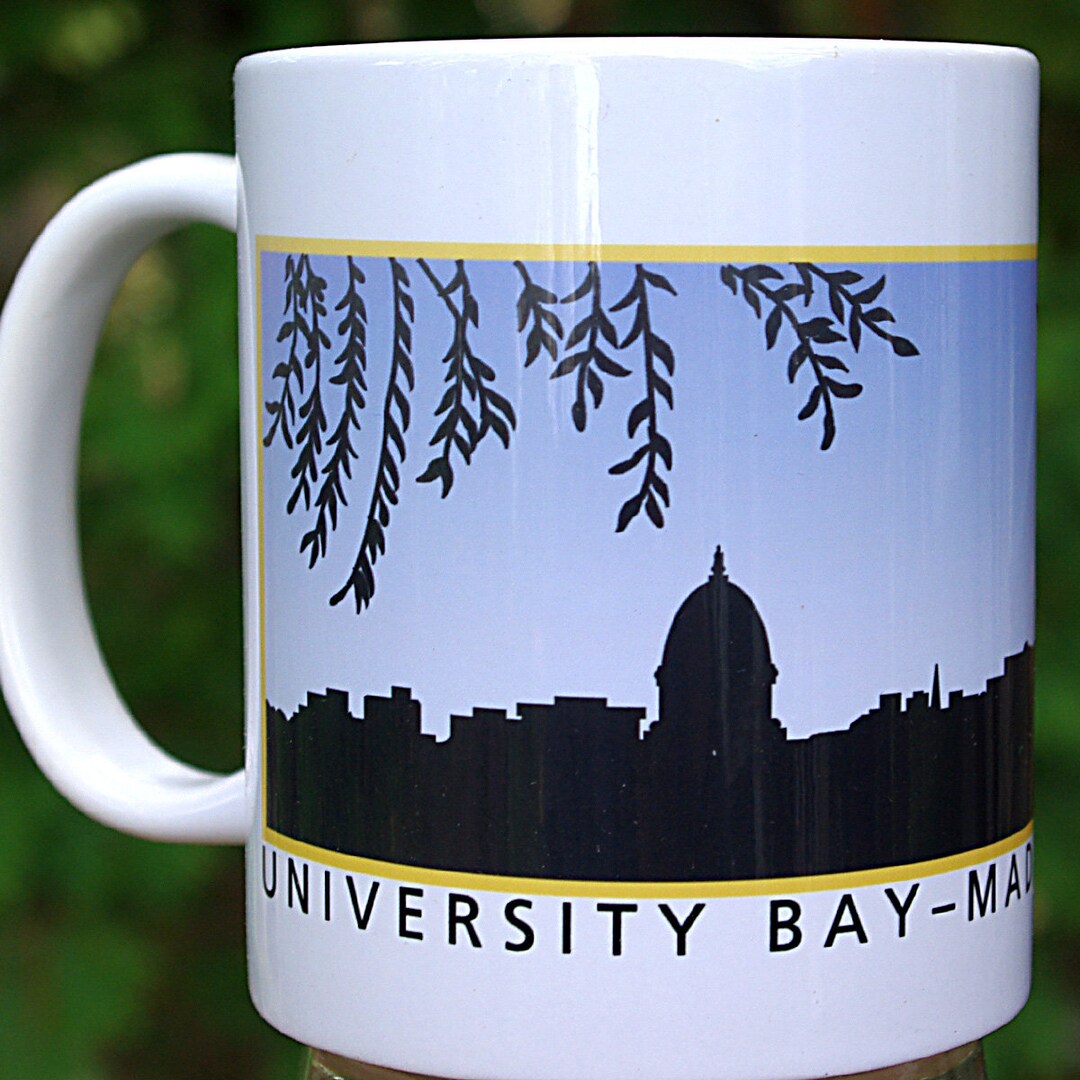 Madison Wisconsin Skyline Ceramic Mugs, Madison Gifts, Moving Away Gift ...