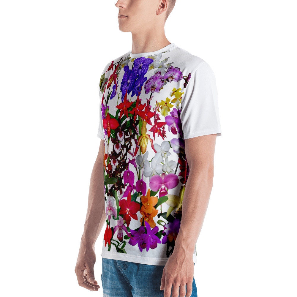 A Celebration of Orchids All-over Print Shirt, Orchid Flowers T Shirt ...