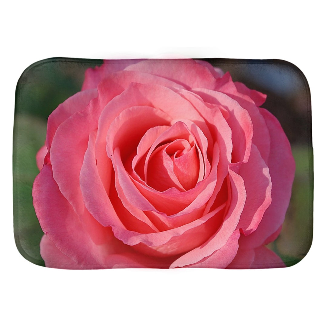 Glowing Rose Flower Bath Mat, Rose Lover, Floral Bathroom Décor - Etsy