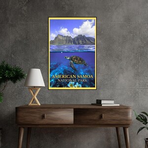 American Samoa National Park Wall Art | US National Parks Digital ...