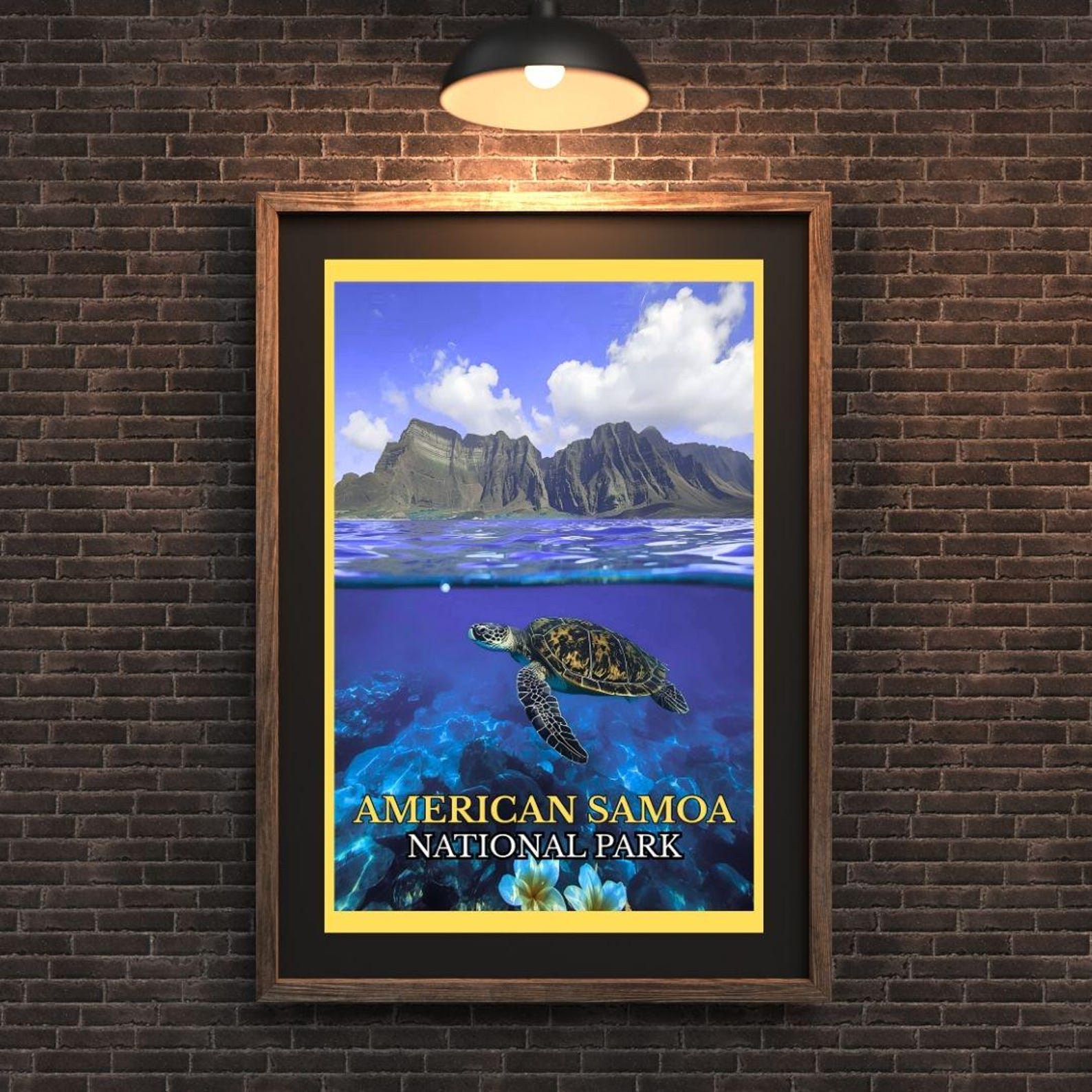 American Samoa National Park Wall Art | US National Parks Digital ...