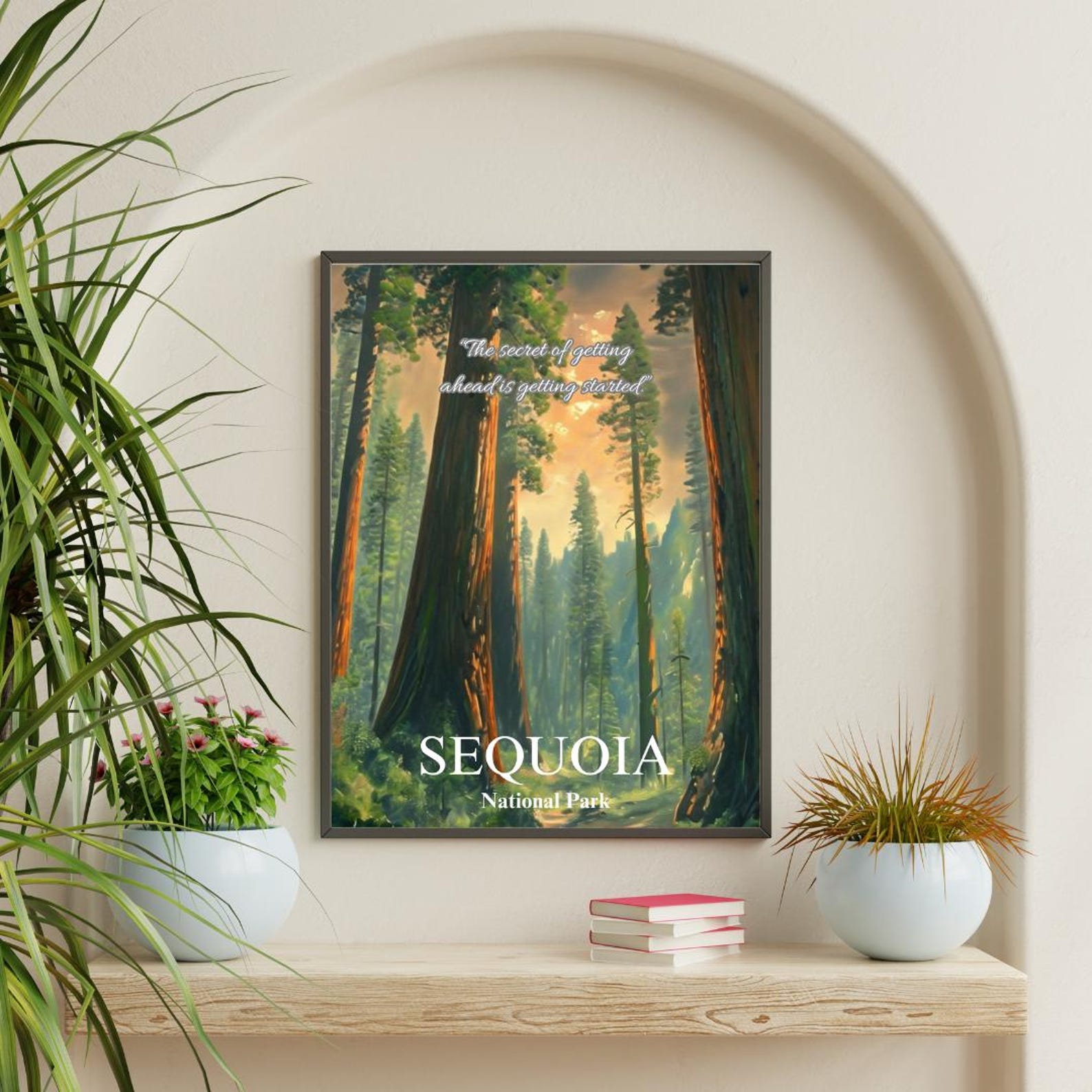 Sequoia National Park Wall Art Download Inspirational Quote Nature ...