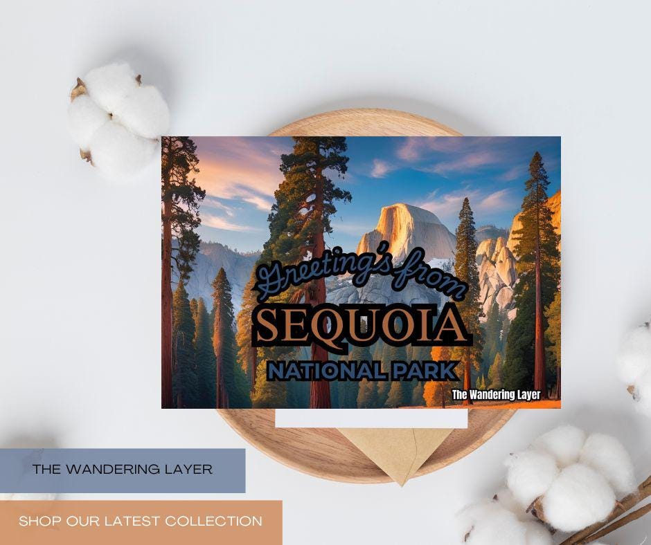 Sequoia National Park-digital Download-printable Wall Art-the Wandering ...