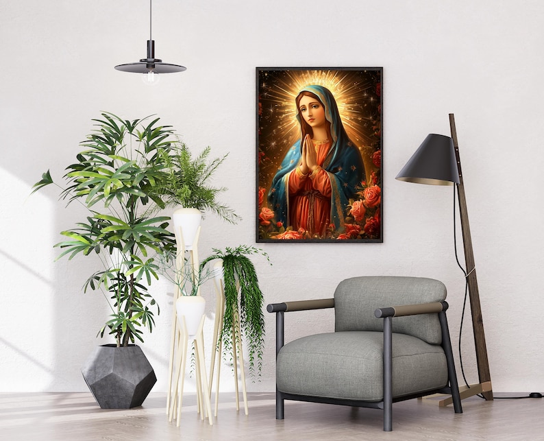 Our Lady of Guadalupe Digital Art: Hyper Realistic Catholic Icon ...