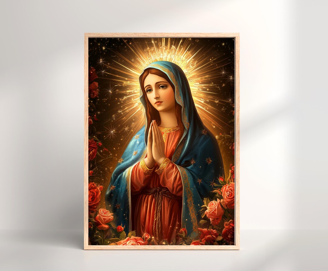 Our Lady of Guadalupe Digital Art: Hyper Realistic Catholic Icon ...