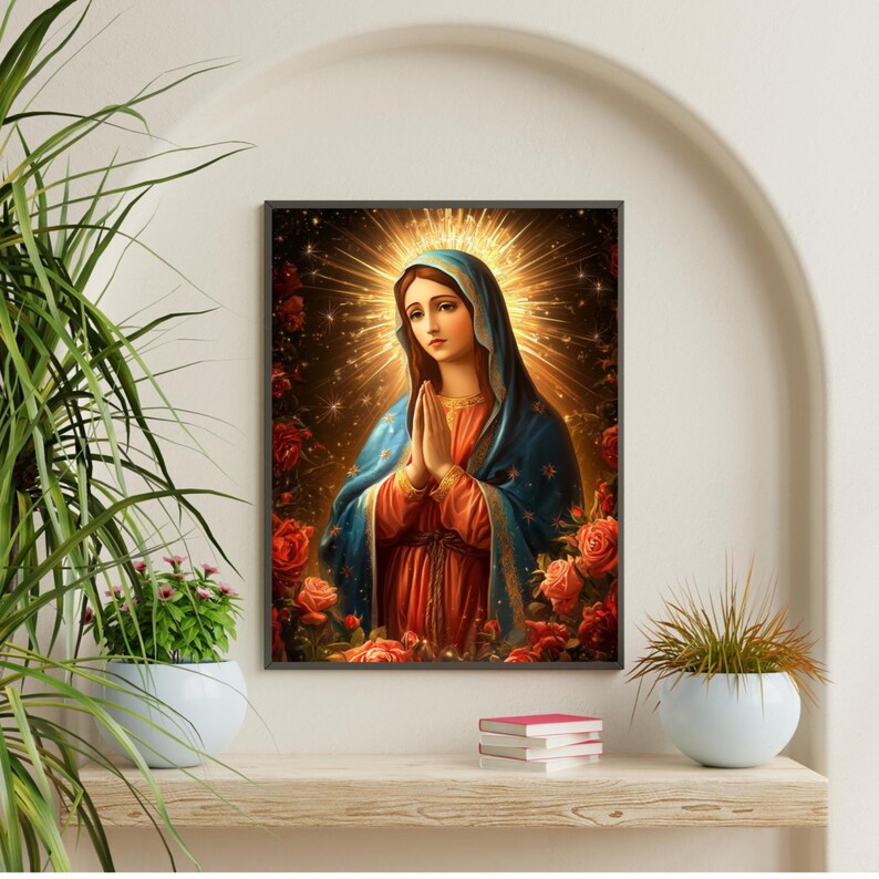 Our Lady of Guadalupe Digital Art: Hyper Realistic Catholic Icon ...