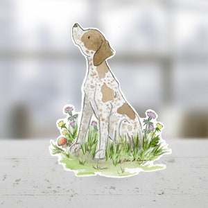 Pointer Vinyl Sticker, German Shorthaired Pointer Car Decal, Die-cut ...