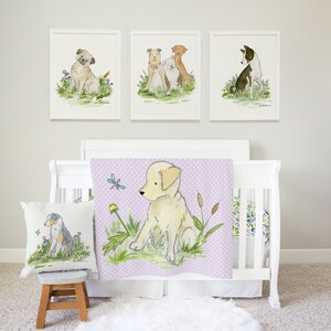 Yellow Lab Baby Blanket, Soft Minky Blanket, Fleece Blanket, Labrador ...