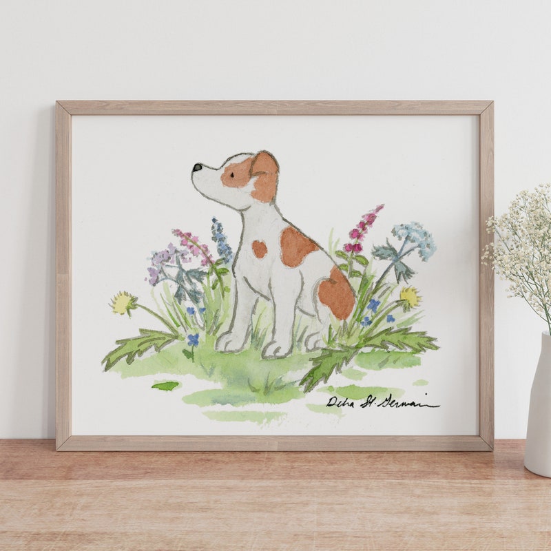 Jack Russell Art - Etsy