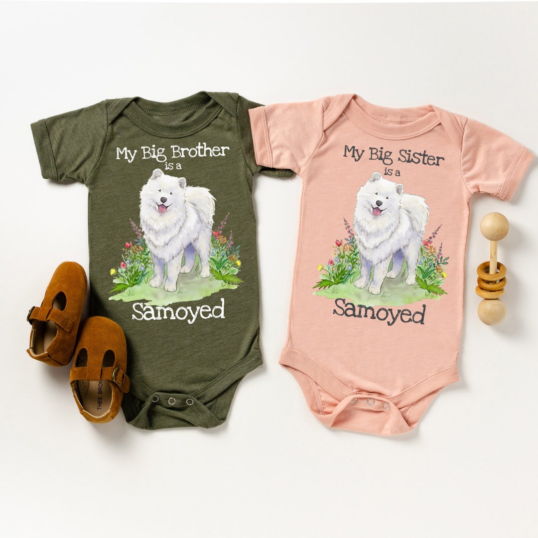Samoyed Bodysuit, Samoyed Baby Clothes, Samoyed Baby Gift, Samoyed ...