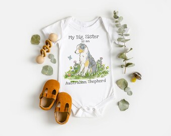Australian Shepherd Aussie Infant Body Suit - Etsy