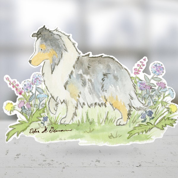 Sheltie Stickers - Etsy