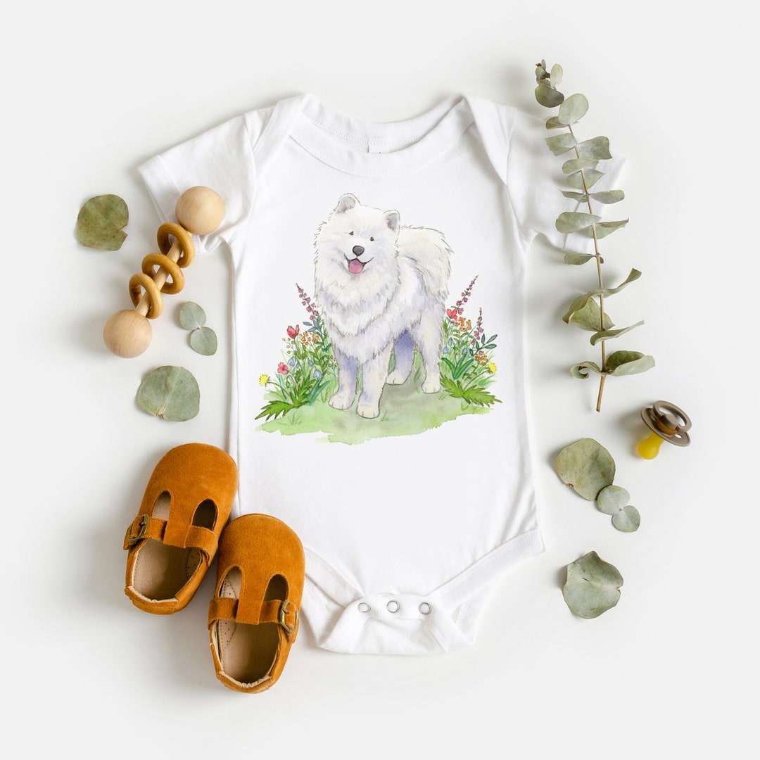 Samoyed Baby Bodysuit Custom Samoyed Shirt Samoyed Lover - Etsy