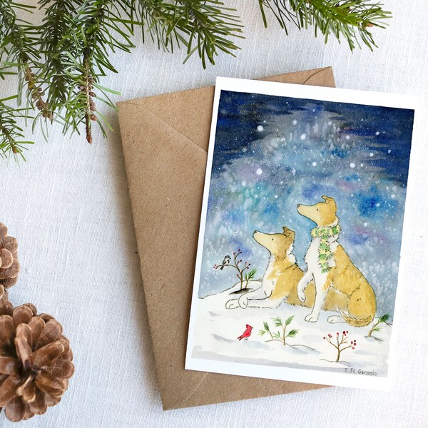 Collie Cards - Etsy