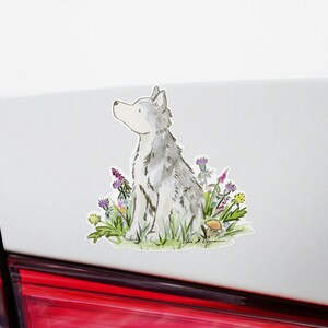 Husky Vinyl Sticker, Siberian Husky Car Decal, Die-cut Decal, Vinyl Dog ...