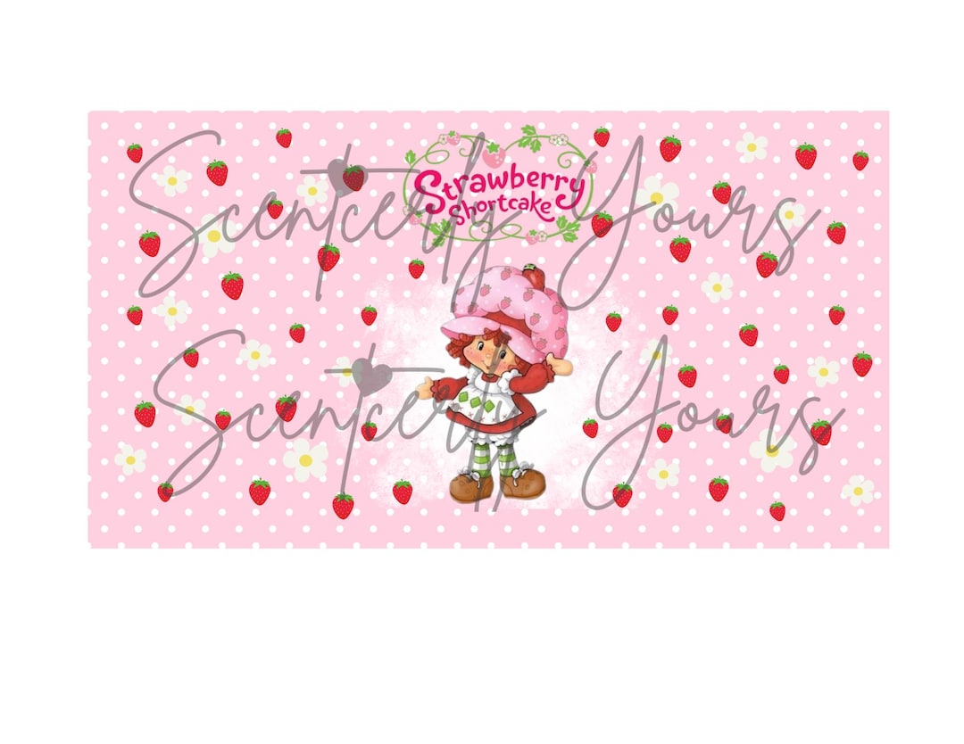 Strawberry Shortcake, Tumbler Wrap, Sublimation, Png - Etsy