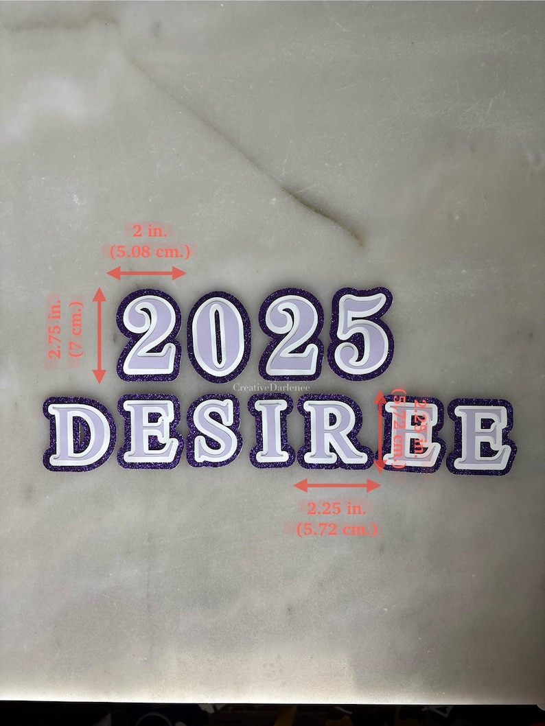 Custom Triple Layer Cutouts for Graduation Leis, Homecoming Mums ...