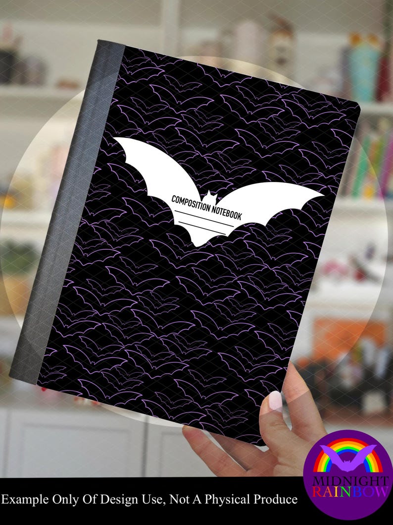 Printable Composition Notebook Cover PNG Back to School Personal ...