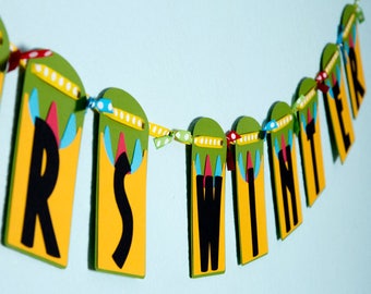Crayon banner | Etsy