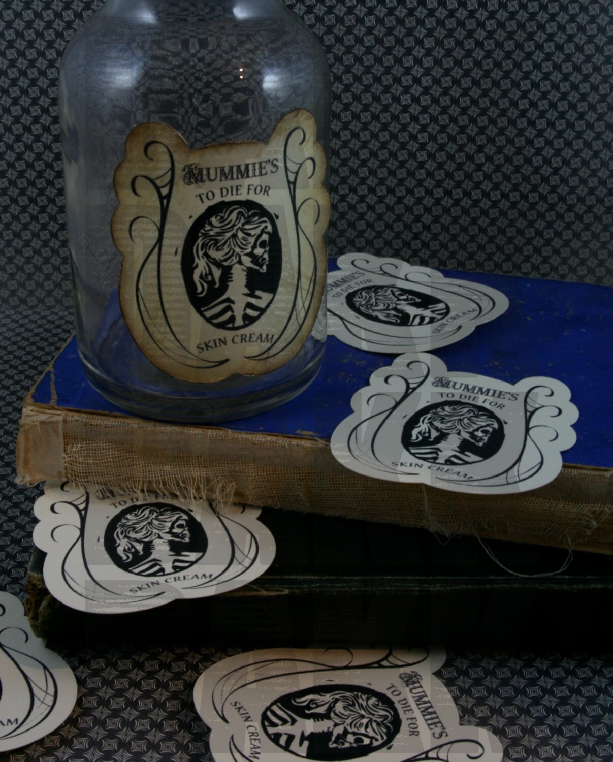 Halloween Jar Label PNG and SVG Files - Etsy