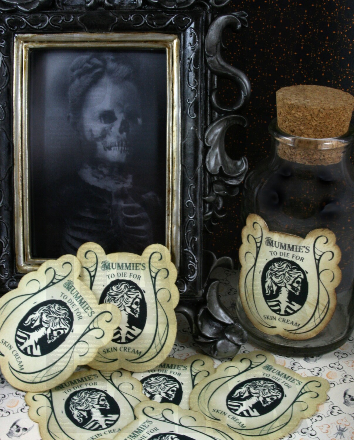 Halloween Jar Label PNG and SVG Files - Etsy