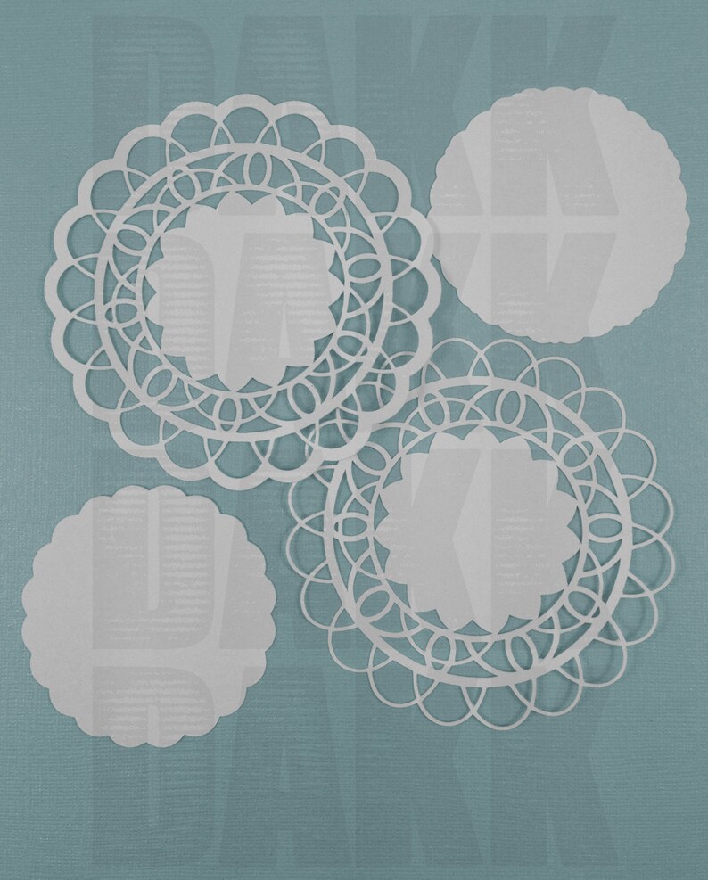 Doily PNG and SVG Files - Etsy