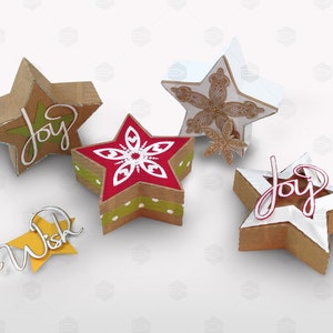 3D Star Box SVG and PNG Files - Etsy Canada