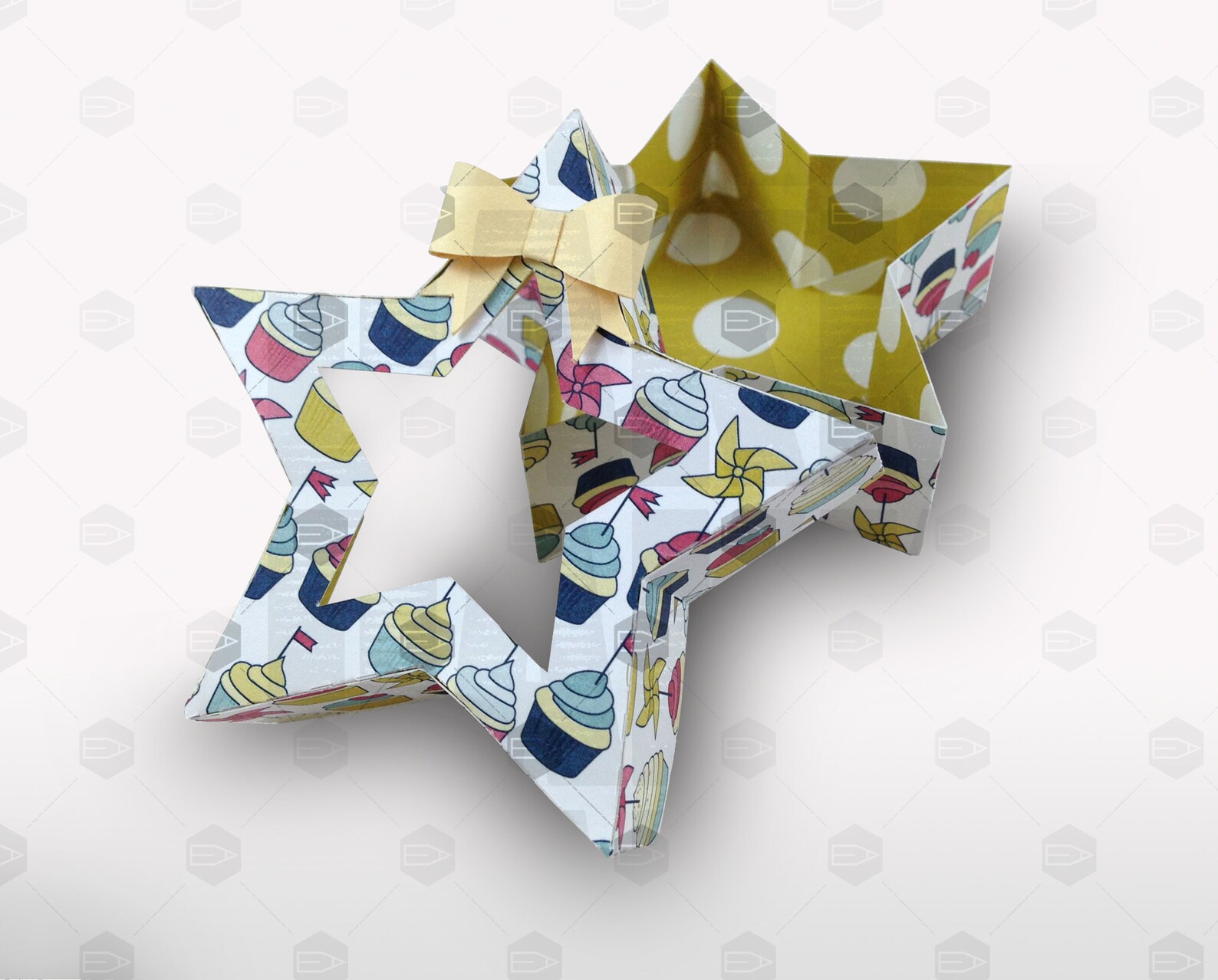 3D Star Box SVG and PNG Files - Etsy Canada