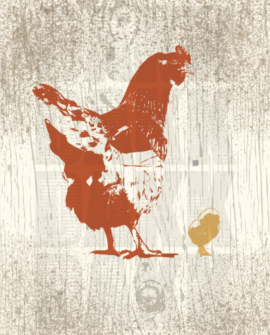Poule et poussin PNG et fichiers SVG - Etsy France