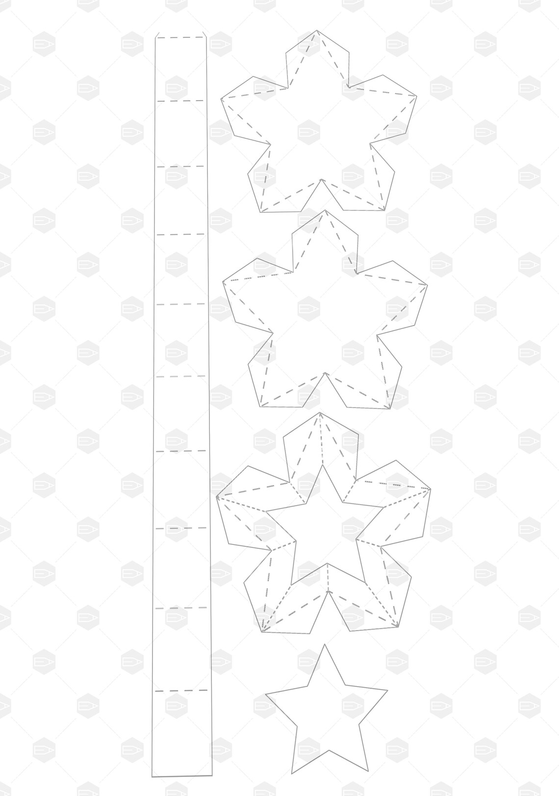 3D Star Box SVG and PNG Files - Etsy Canada