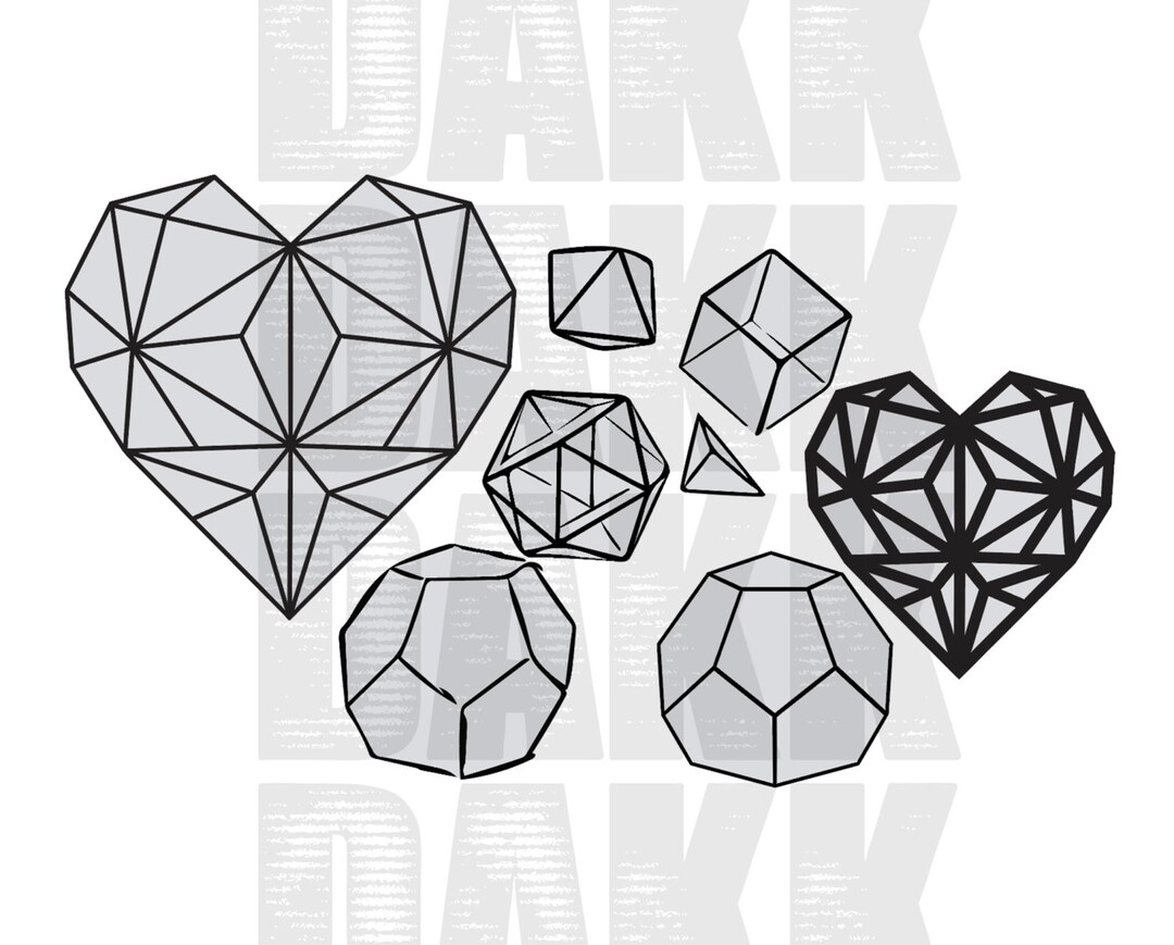 Geo Shape PNG and SVG Files - Etsy