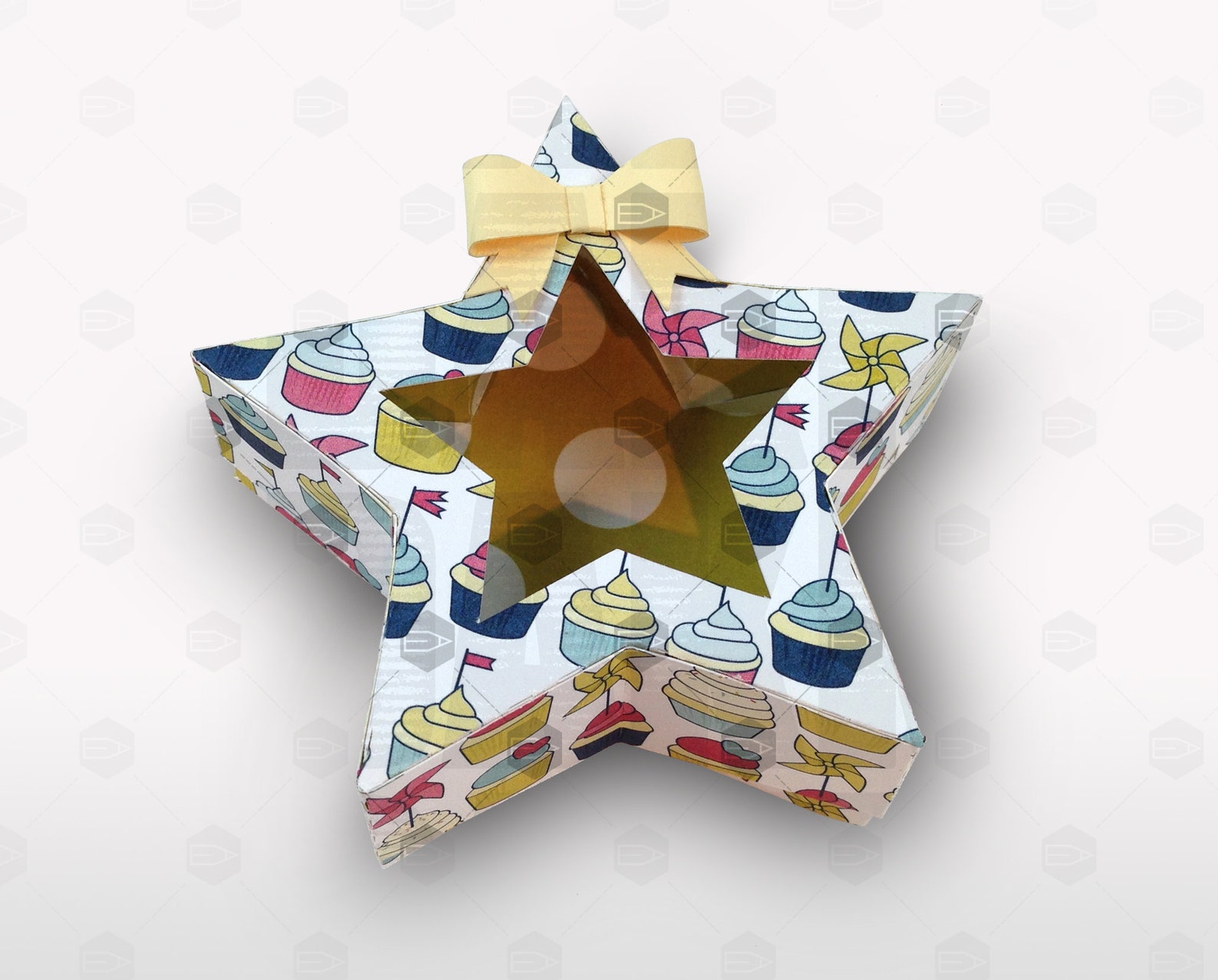 3D Star Box SVG and PNG Files - Etsy Canada