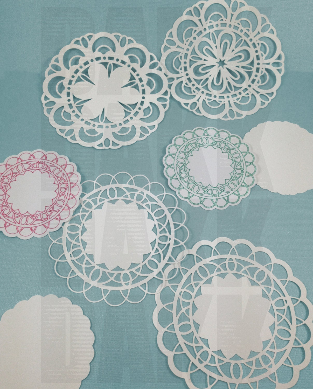 Doily PNG and SVG Files - Etsy