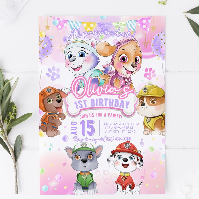 Skye Invitation - Etsy