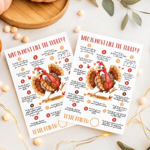 Thanksgiving Trivia Game Template, Family Thanksgiving Game, Dinner ...