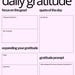 Gratitude Journal Printable | Daily Reflection Worksheet PDF - Etsy