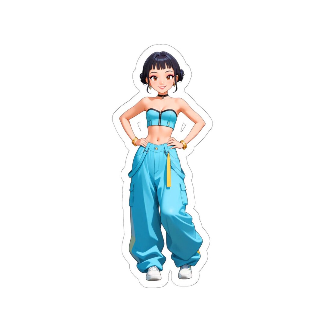 Zoey Sticker - KPOP Demon Hunters Fan Art Vinyl Decals, Glossy Kiss-cut ...
