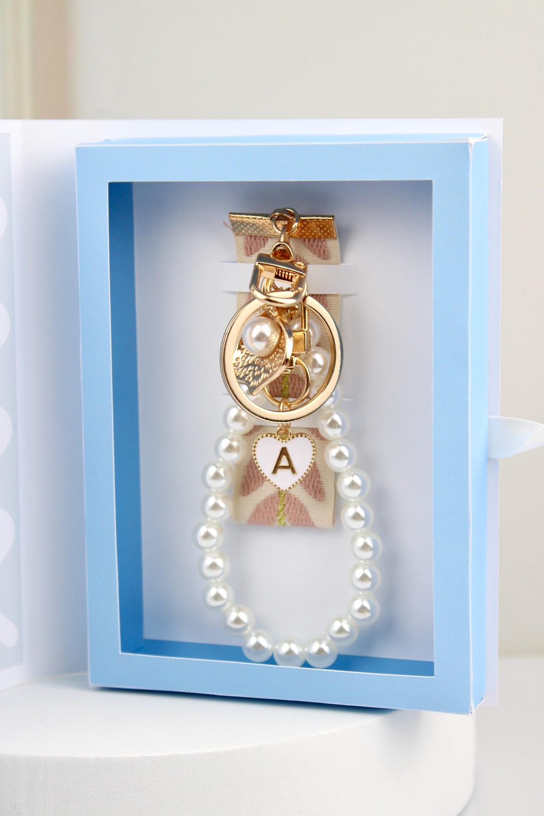 Key Chain Baby Shower Favors for Guests , Personalized Leather Keychain ...
