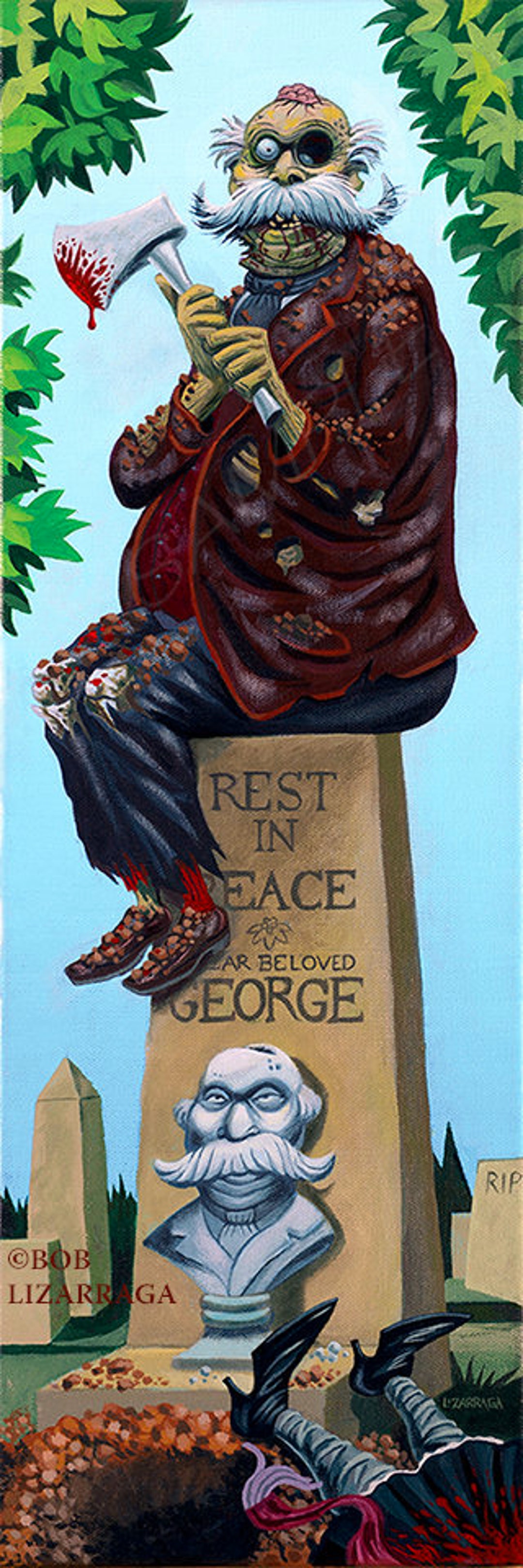 GEORGE'S REVENGE Print - Etsy