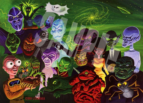 Outer Limits Monsters Ltd. Edition Giclee - Etsy