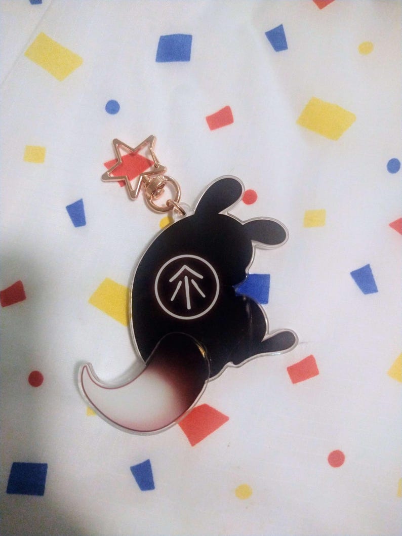 READ DESC Tail Wagging Survivor Slugcat Keychain (rain World) - Etsy