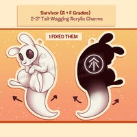 Slugcat Rain World Phone Charms / Keychains - Etsy