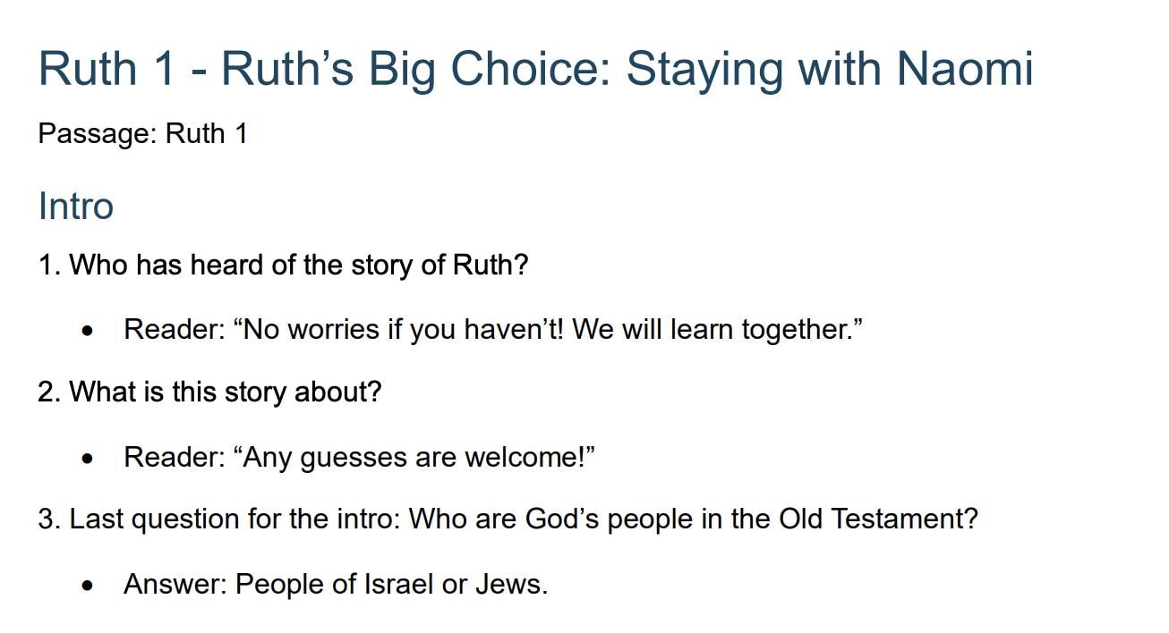 Hands-on Bible Lesson for Kids – the Story of Ruth (ages 4-10 ...