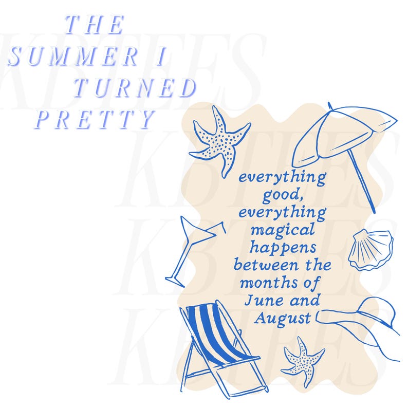 The Summer I Turned Pretty, TSITP, Summer, PNG Design, PNG Digital ...