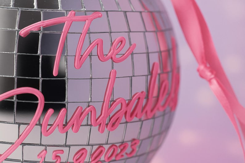 Personalized Disco Ball Ornament: Custom Mirror Ball Keepsake - Etsy