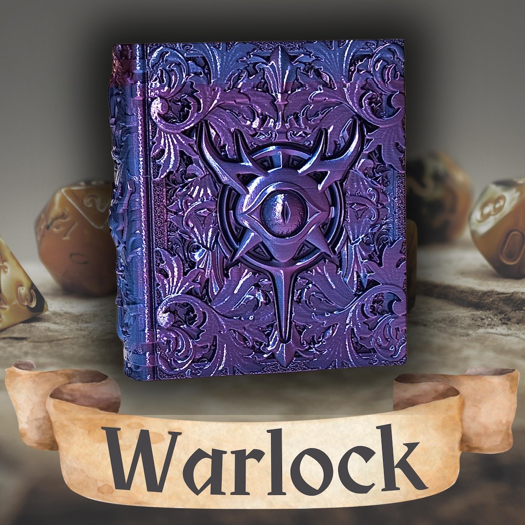 3D Printed Warlock Storage Tome: D&D, MTG - Fates End Licensed - Etsy