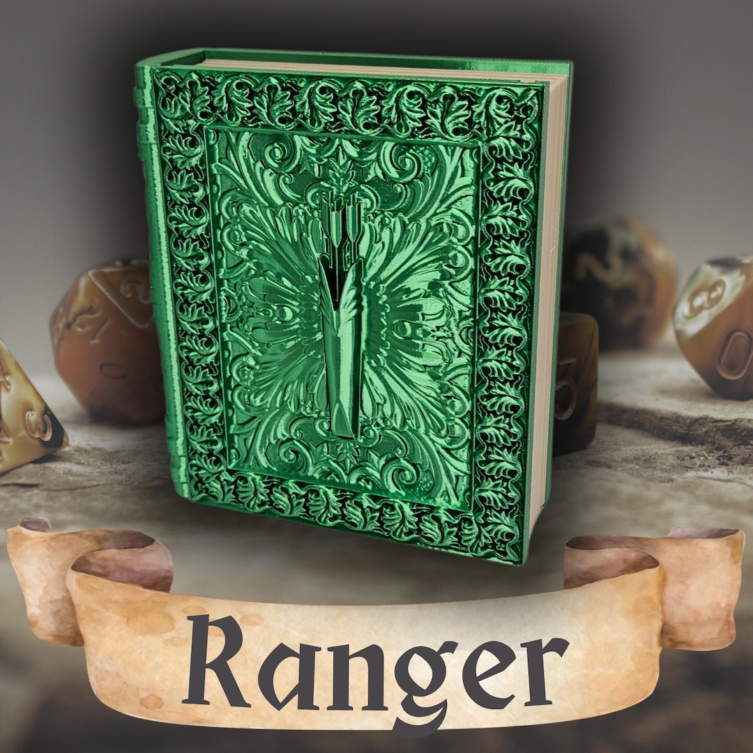 3D Printed Ranger Storage Tome: D&D, MTG Tabletop Gaming - Fates End ...