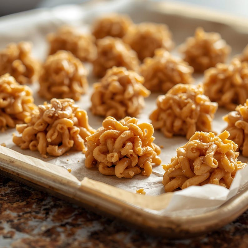 No-bake Peanut Butter Haystacks Recipe: Printable Dessert (PDF Download ...